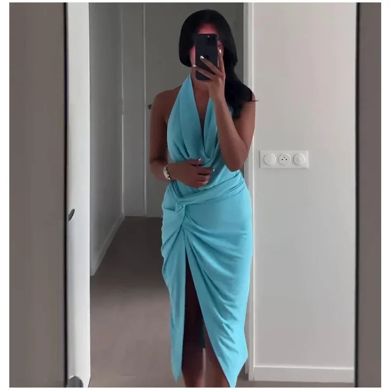 Miami - Flattering halter neck two piece set – sundayaffairs